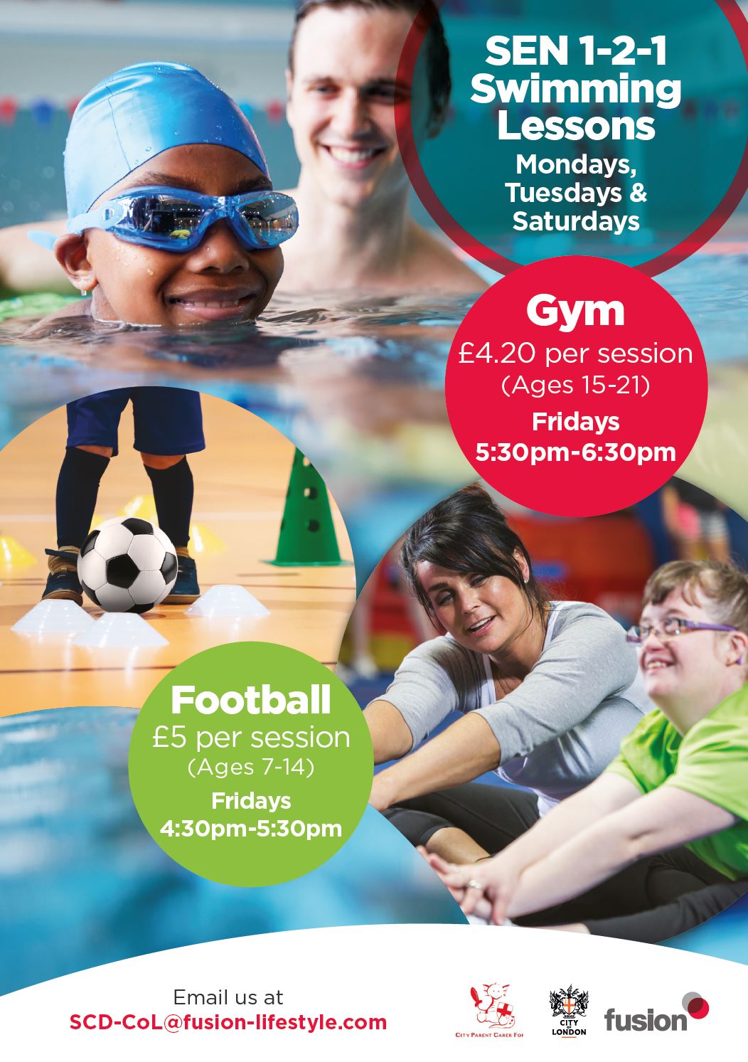 SEND Activities - Swimming - City of London Family Information Service
